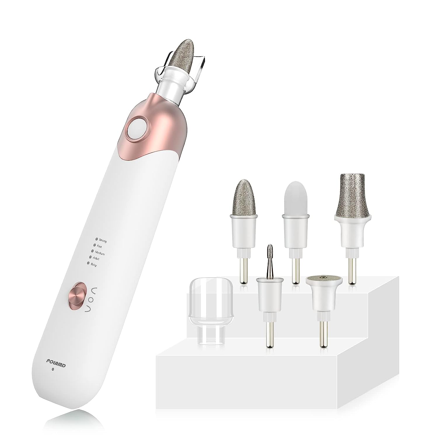 POLAMD Manicure Set Electric Wireless Pedicure Set with Battery Rechar ...