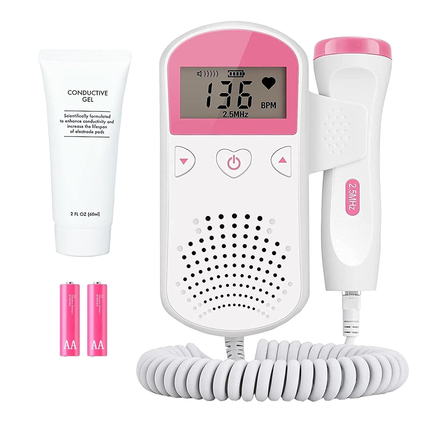 Home Fetal Doppler by Bemedo, Handheld Doppler Pregnant Heartbeat Moni ...