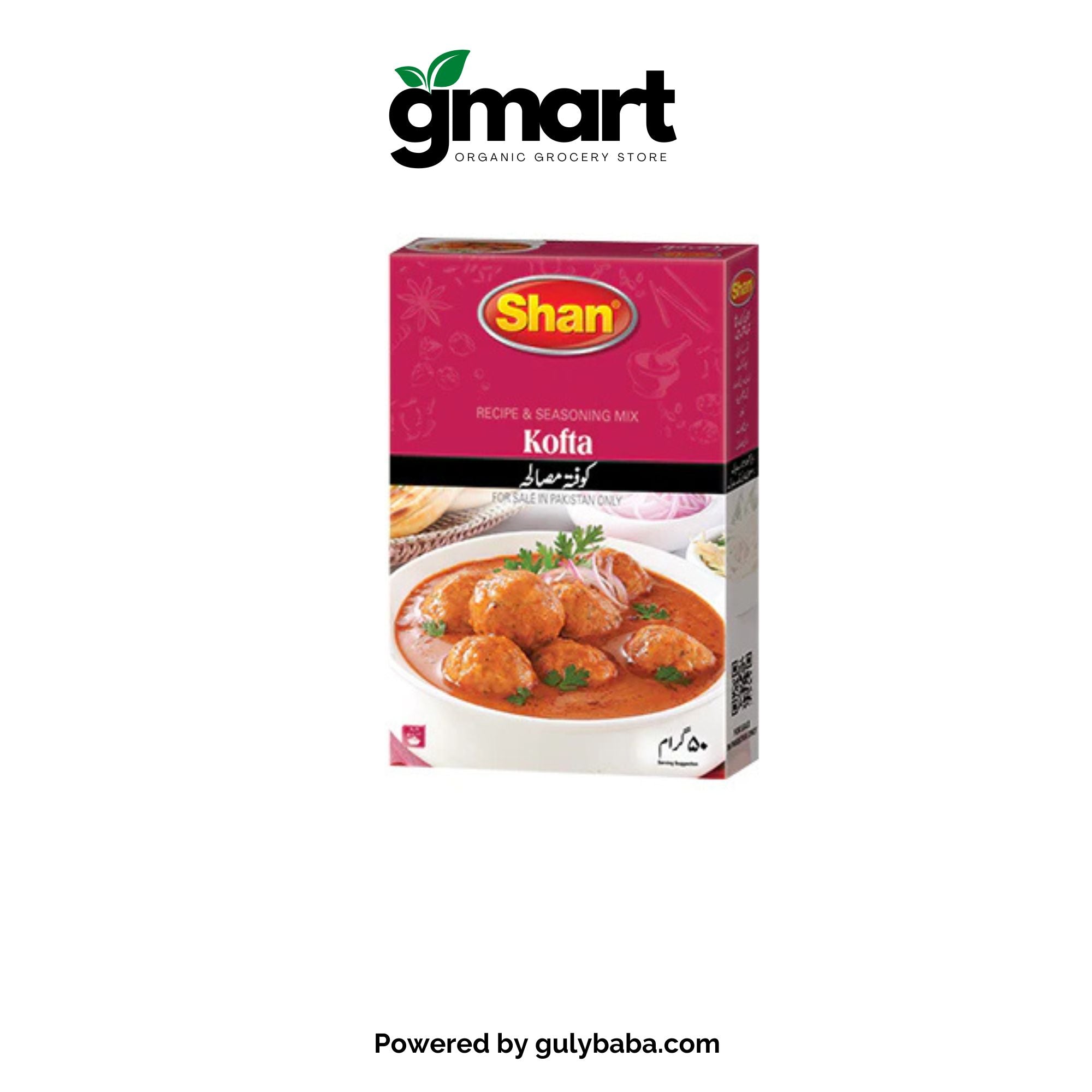 Shan Kofta Masala 50 gm– Gulybaba - Genuine products online Marketplace ...